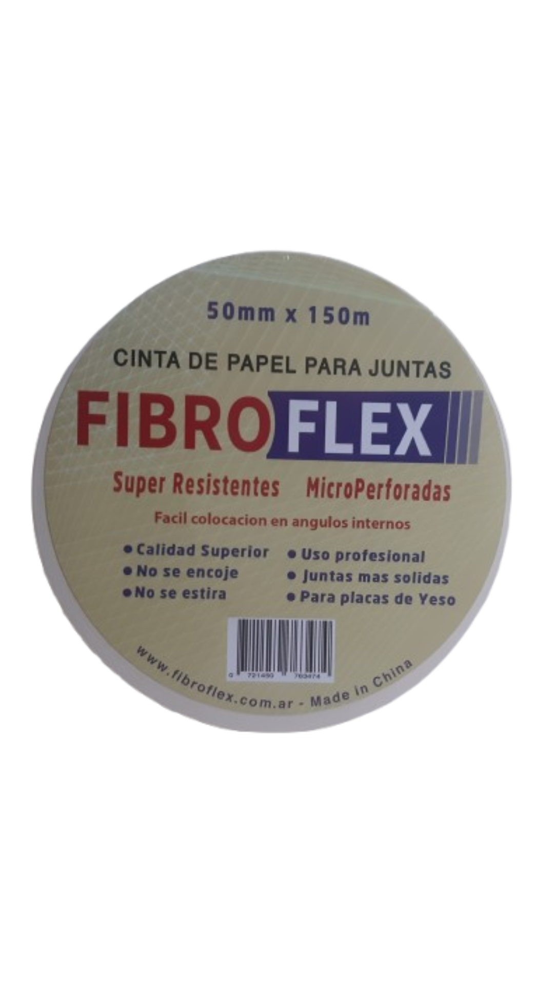 Cinta Papel Microperforada 150M FibroFlex – Durlat