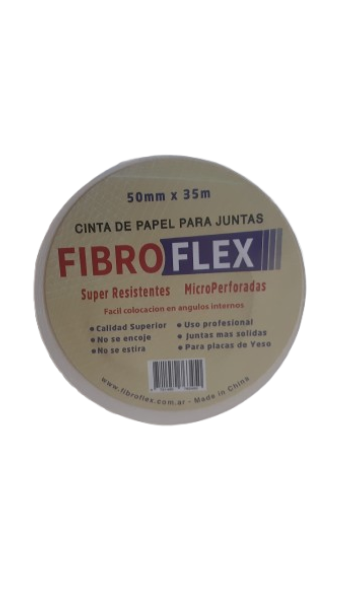 Cinta Papel Microperforada 35M FibroFlex – Durlat