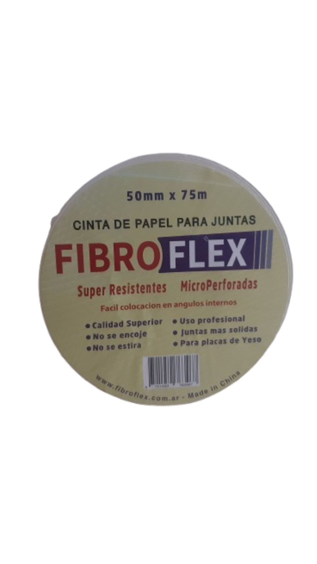 Cinta Papel Microperforada 75M FibroFlex – Durlat